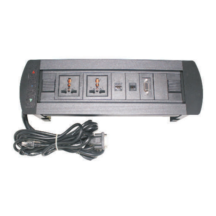 ULTIMATE HARDWARE... | Motorized Flip-up Desktop Socket (with cables)